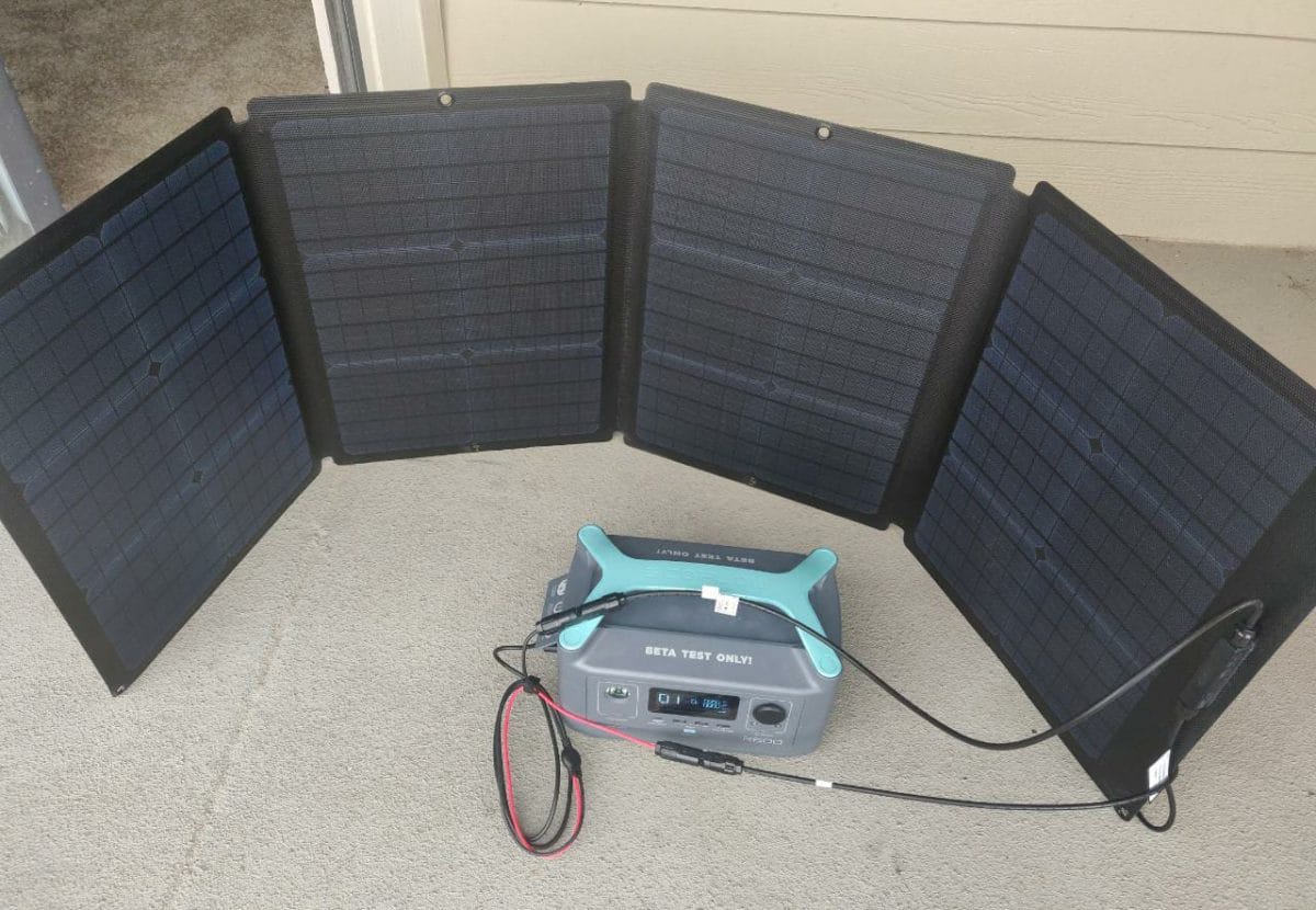 EF ECOFLOW 110W Portable Solar Panel Review (Winter 2025) – Features ...